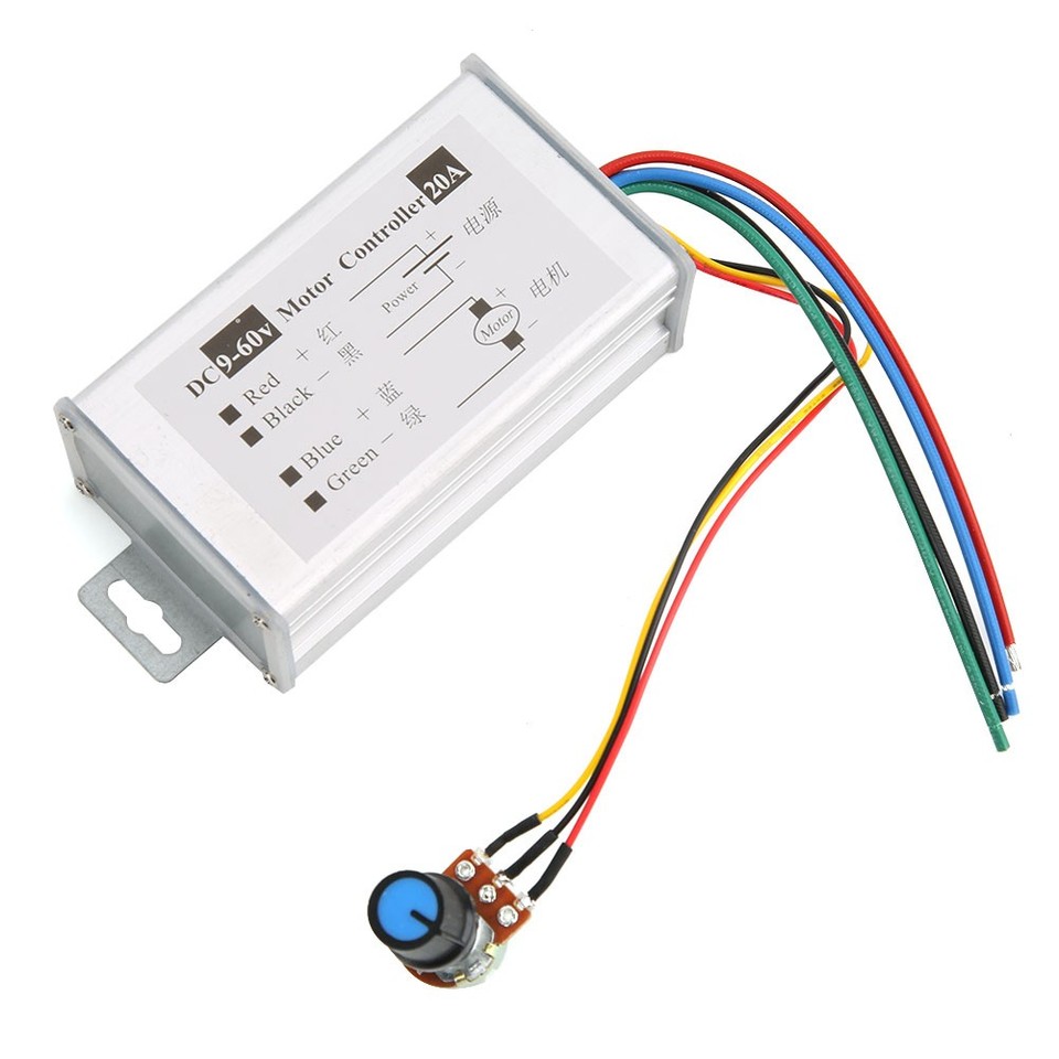 Motor Speed Controller Switch Potentiometer Control PWM Variable Speed ...
