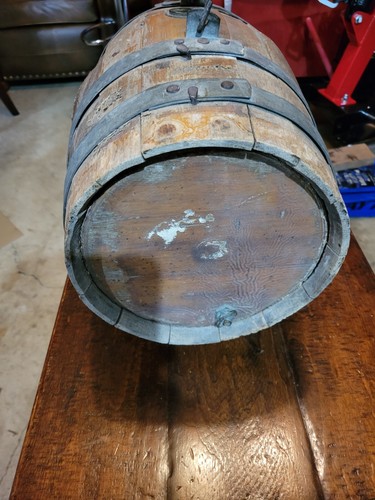 Antique Civil War Era Barrel Cask 4 Bands | eBay