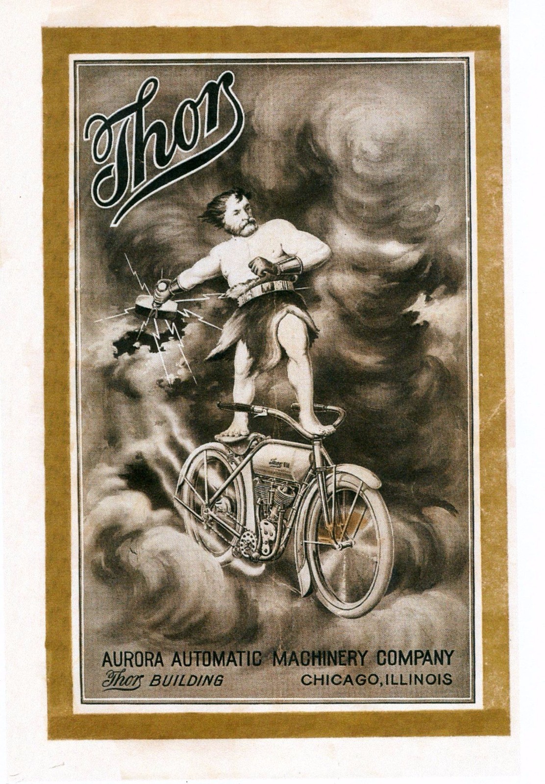 1912 THOR MOTORCYCLE SALES BROCHURE IN .PDF FORMAT ON CD ANTIQUE ...