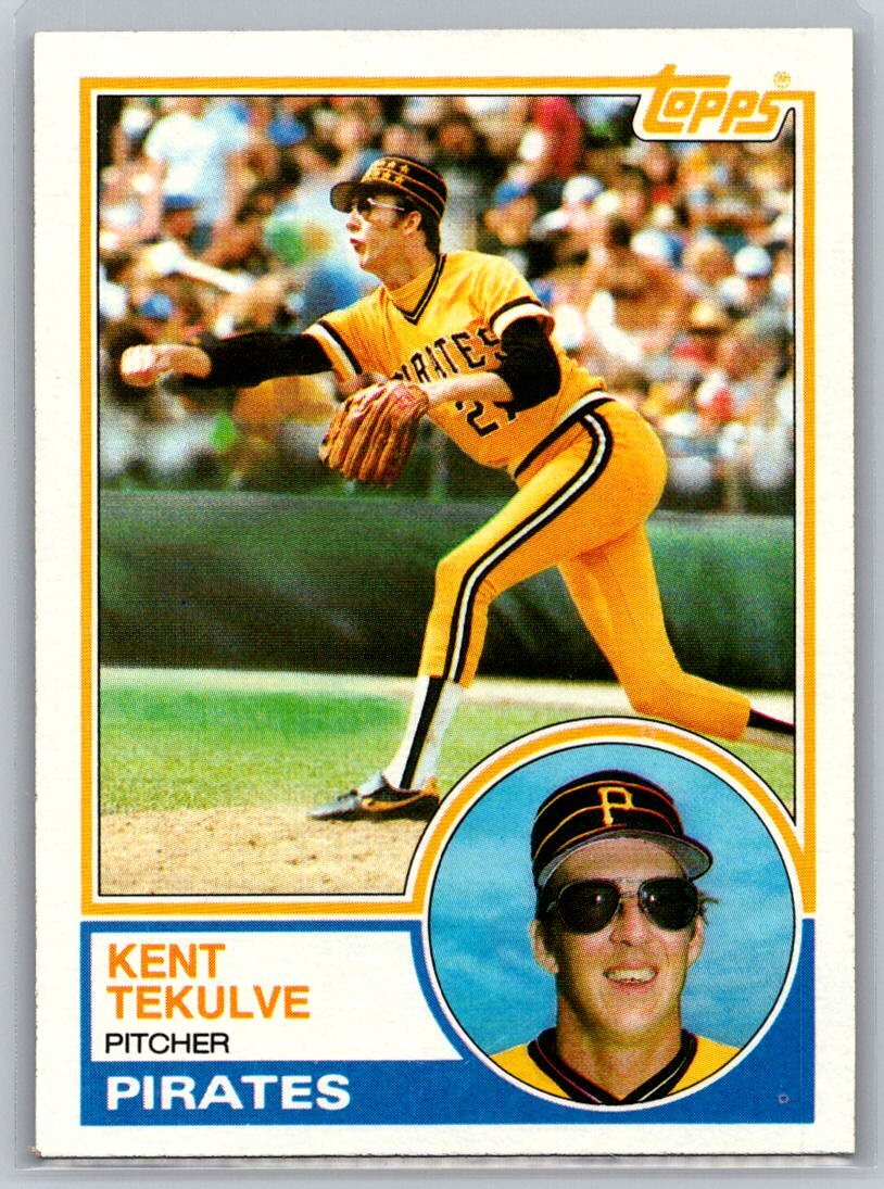 1983 Topps #17 Kent Tekulve PIRATES | eBay