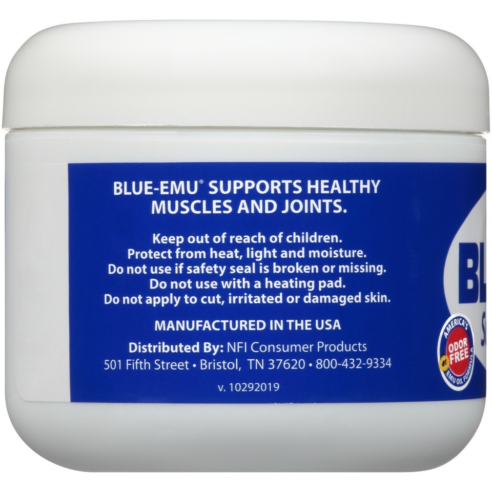 ORIGINAL BLUE-EMU SUPER STRENGTH Topical Cream ACHES & PAIN RELIEF Emu ...