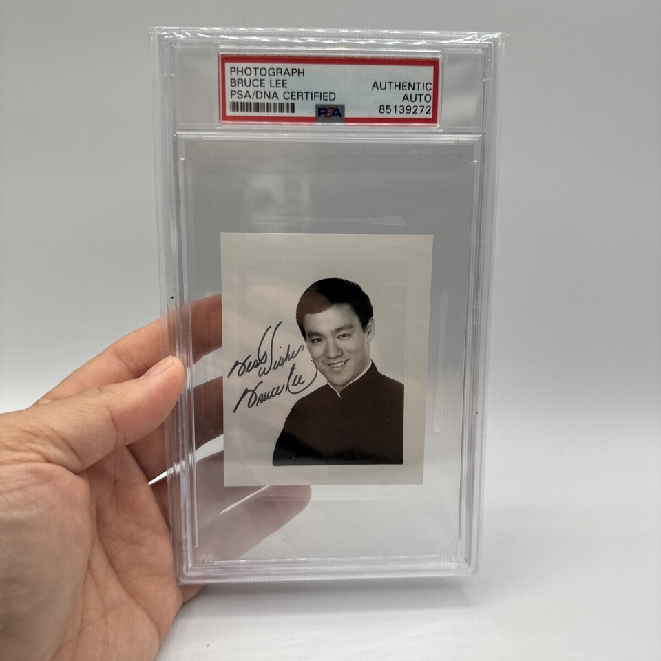 Bruce Lee Signed Photo PSA/DNA Autograph Auto | eBay
