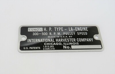 Stationary Engines - International La Engine