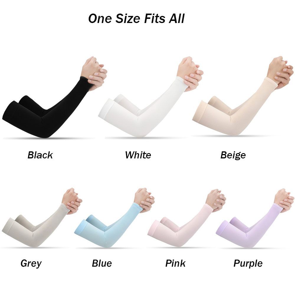 Sportswear Summer Cooling Sun Protection Arm Cover Arm Sleeves Outdoor ...