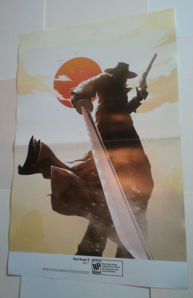 Red Steel 2 Poster Nintendo Wii The Hero / The Swordsman / The Last ...