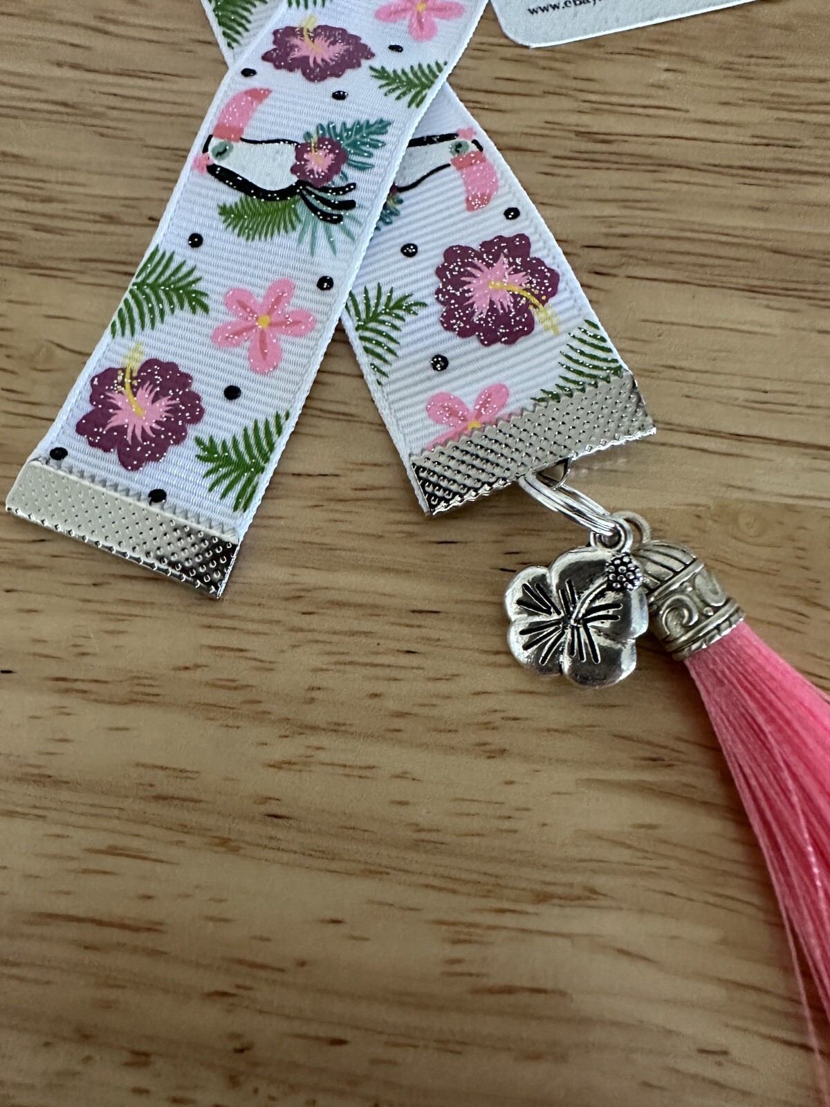 Toucan Bookmark, Hibiscus Bookmark, Book Lover, Hawaii, Includes Box 🌺📚 ...