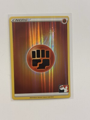 Fighting Energy Line Holo Pokemon Prize Pack Series 1 Card FAST SHIP H ...