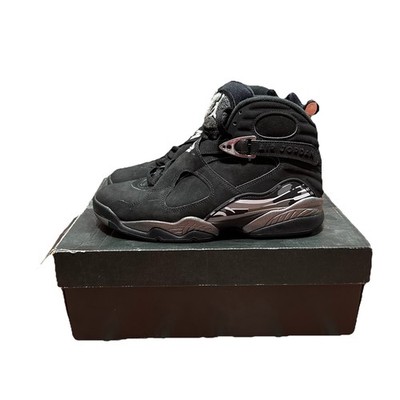 AIR JORDAN 8 AJ8 CHROME RETRO (2015) BLACK SILVER 305381 003 SZ 7.5 | eBay