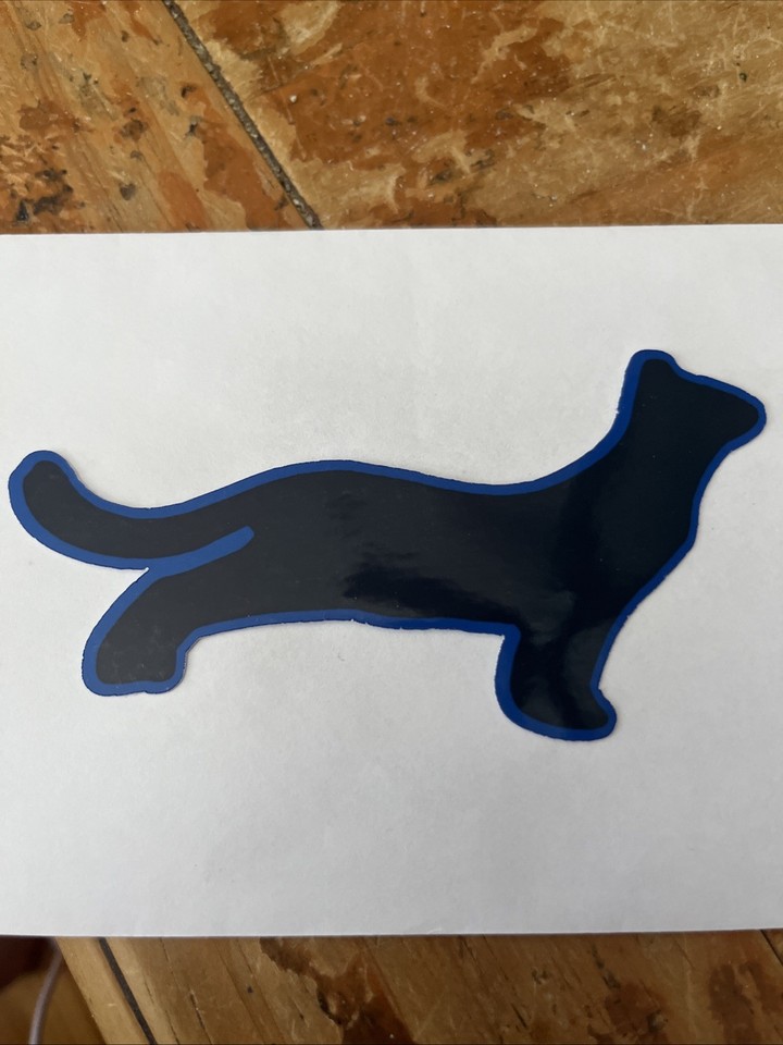 David Gilmour Black Cat Guitar Decal Sticker Blue Pink Floyd The Wall ...