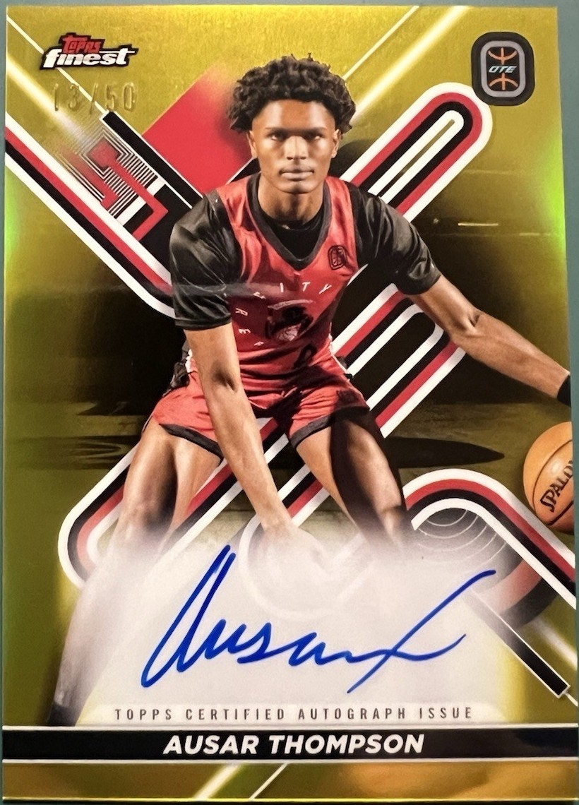 2022-23 Topps Finest OTE Overtime Elite - Finest Autographs Ausar ...