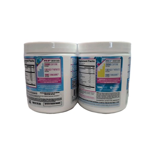 (2) RYSE Pre-Workout Powder Blue Raspberry Ring Pop. 11 Oz Each. Exp ...