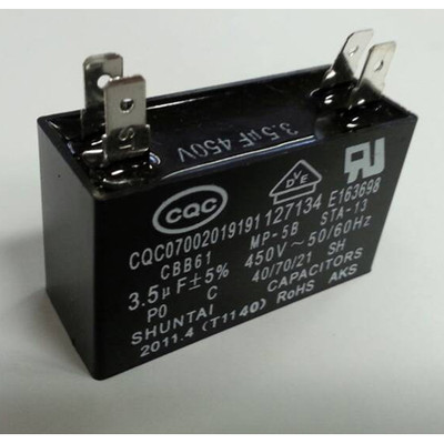 AIR CONDITIONER SQUARE CAPACITOR 2.5UF 450VAC | eBay