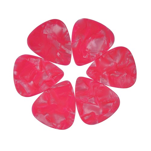 100 pcs/lot Pink Pearl Celluloid Thin 0.46mm Blank Guitar Picks ...