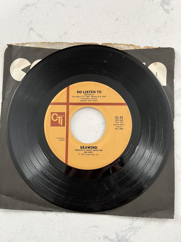 Seawind “One Sweet Night” Vinyl 45 CTI Records VGC | eBay