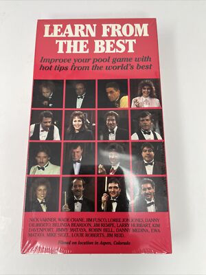 Learn from the Best - Pool Billiards - Improve your Pool Game VHS ...