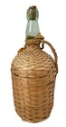 Vintage Wicker Wrapped Ron Bacardi Superior Puerto Rican Rum Bottle 14. ...