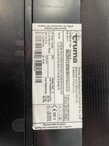 Truma Combi 6 - complete system including data lead, sensor and fittings | eBay UK