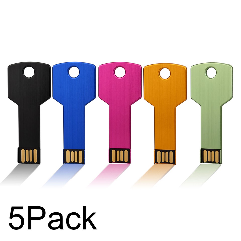 2GB-64G Lot Metal Key Shape USB Flash Drive Memory Stick Thumb Pen ...