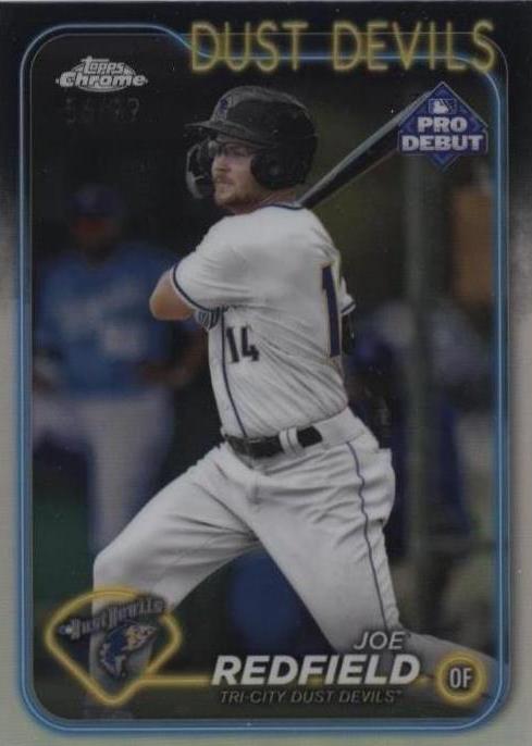 2024 Topps Pro Debut - Chrome Joe Redfield #PDC-5 Refractor /99 (RC ...