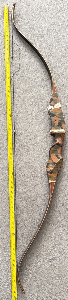 VTG Damon Howatt Hunter Recurve Bow 62” 46 @ 28” HH 72110 Black RH ...