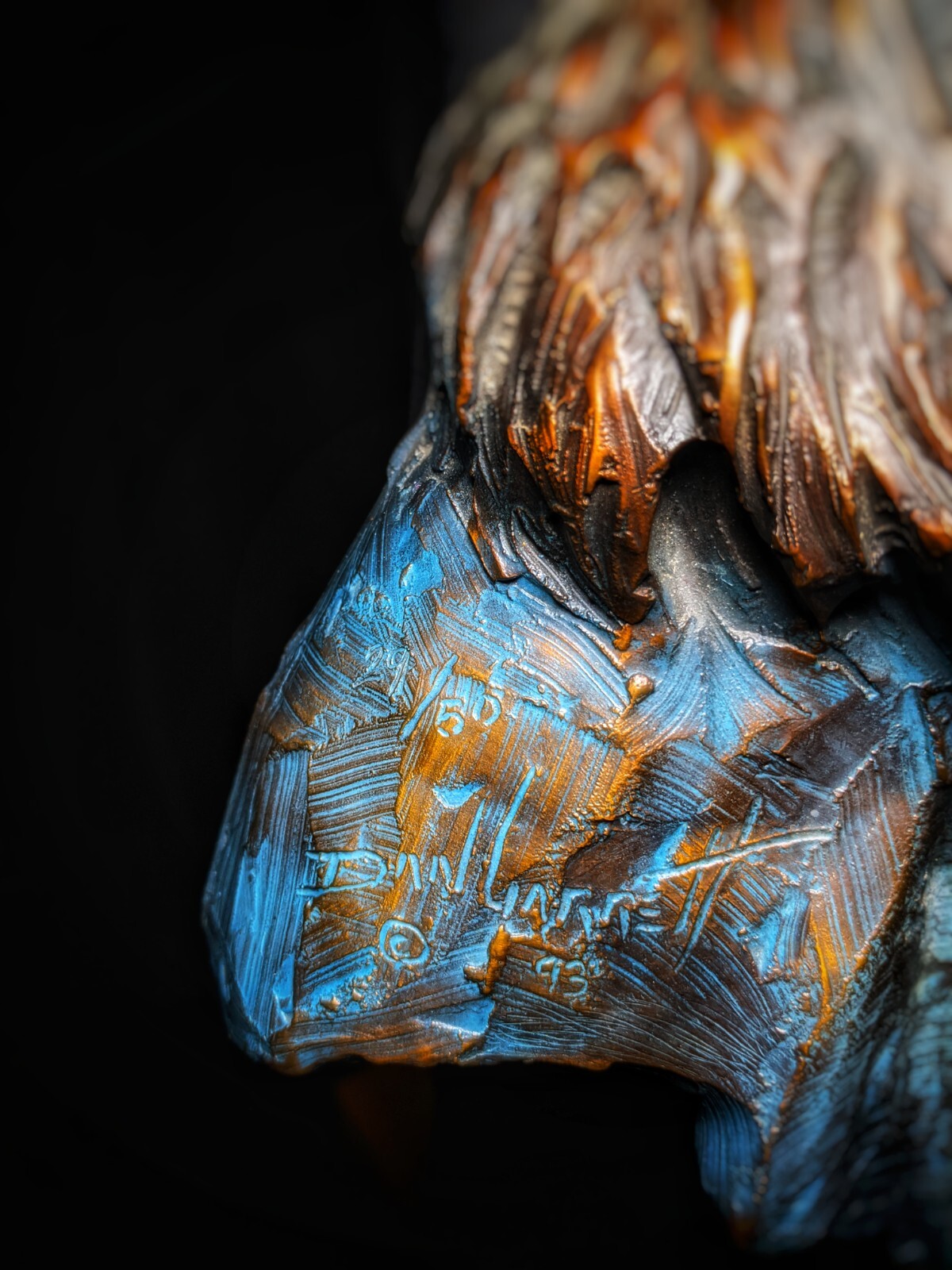 Dan Garrett Chief Bronze Wall Sculpture Measures 23" x 22" x 5" | eBay