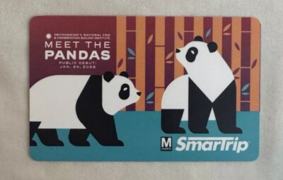 Panda 2025 Washington DC Metro SmarTrip WMATA Card Limited Edition | eBay