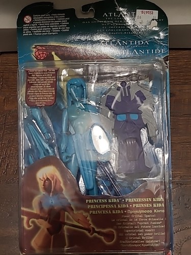 Vintage Disney Atlantis Princess Blue KIDA 6" Action Figure HTF Mattel ...