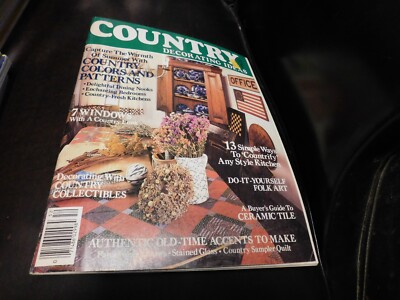 Country Decorating Ideas Magazine 1985 Summer | eBay