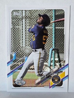 2021 Topps Pro Debut #PD-55 Zavier Warren Milwaukee Brewers | eBay