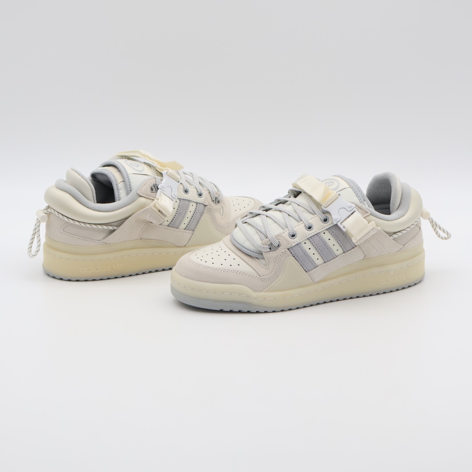 HQ2153 Adidas Forum Buckle Low Bad Bunny Off White Sail Beige Cream ...