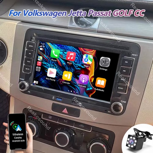 For VW GOLF MK5 MK6 Carplay Car Stereo Radio Android 13 GPS WiFi Navi ...