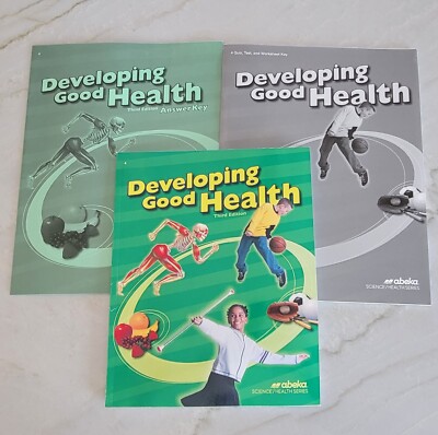 Abeka 4th Grade Developing Good Health, Text Book, Answer Key, Quiz ...