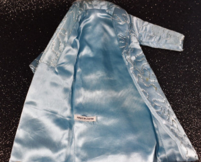 Vintage 60's Barbie Baby Blue Quilted & Lined Robe-Tag Made in Japan | eBay