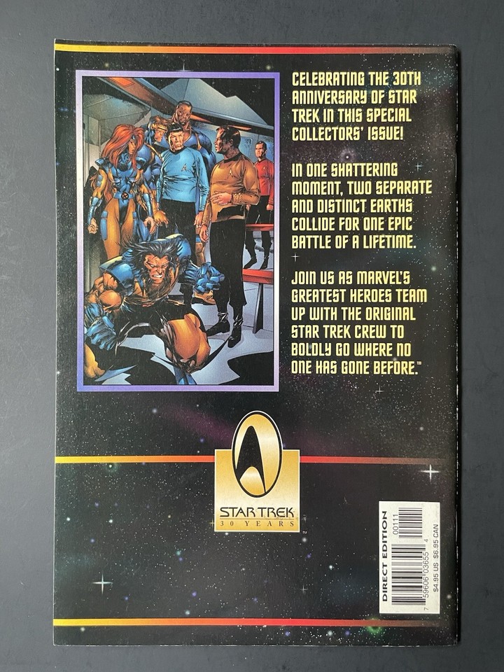 Star Trek/X-Men 1 One-Shot 1996 Marvel Comics Comic Book Paramount VF ...