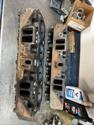 1976 OEM Original Big Block Mopar 452 Cylinder Heads Chrysler Dodge ...