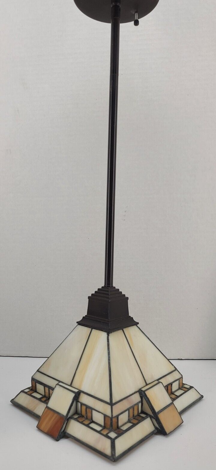 Stained Glass Tiffany Style Ceiling Pendant Lamp Light Fixture Shade ...