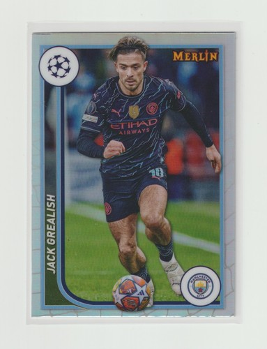 2023-24 MERLIN CHROME REFRACTOR [ JACK GREALISH ] MANCHESTER CITY | eBay