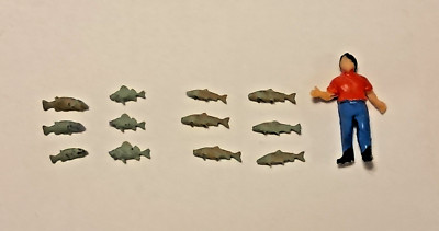 HO Scale Fish Assortment - 24 Fishes | eBay
