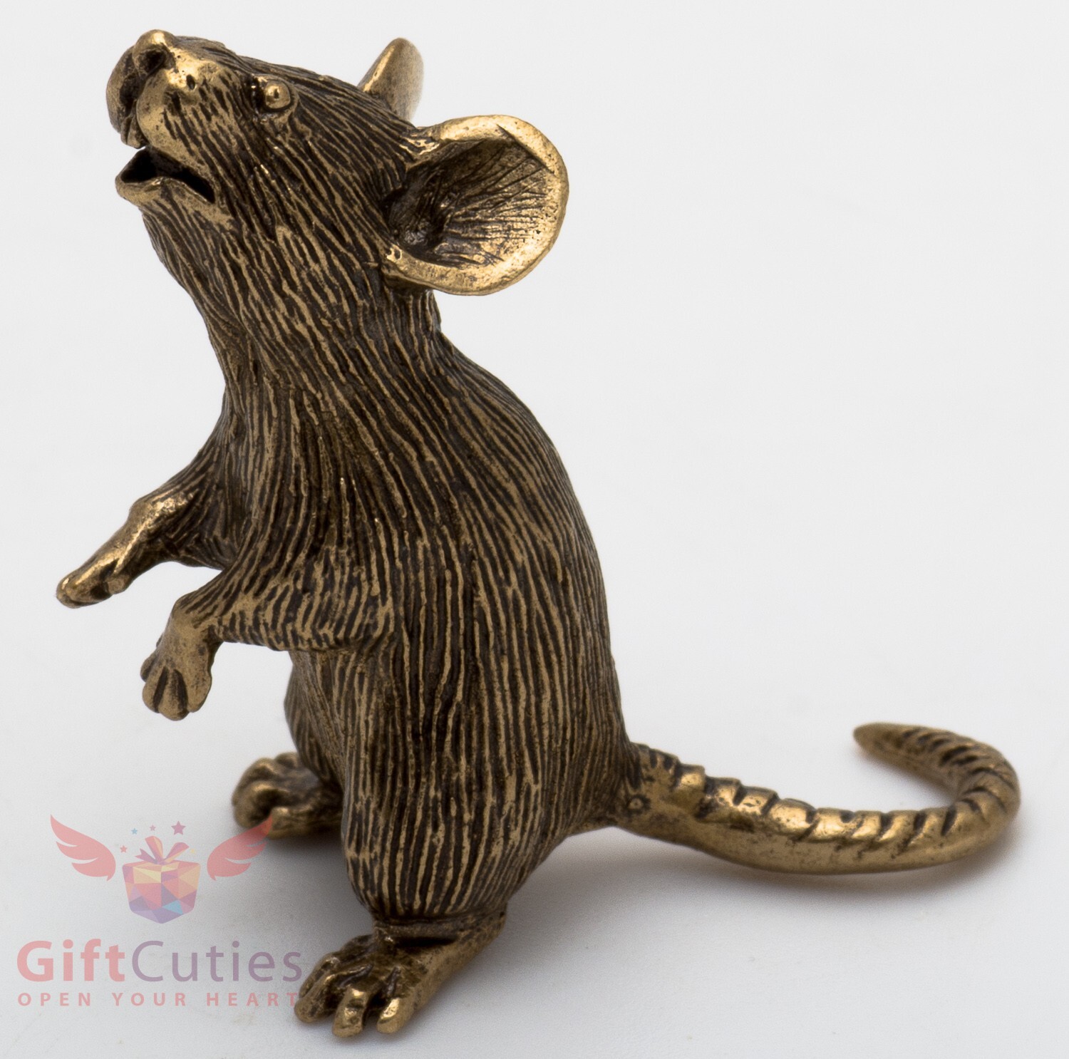 Brass Figurine beggar mouse or Rat IronWork | eBay
