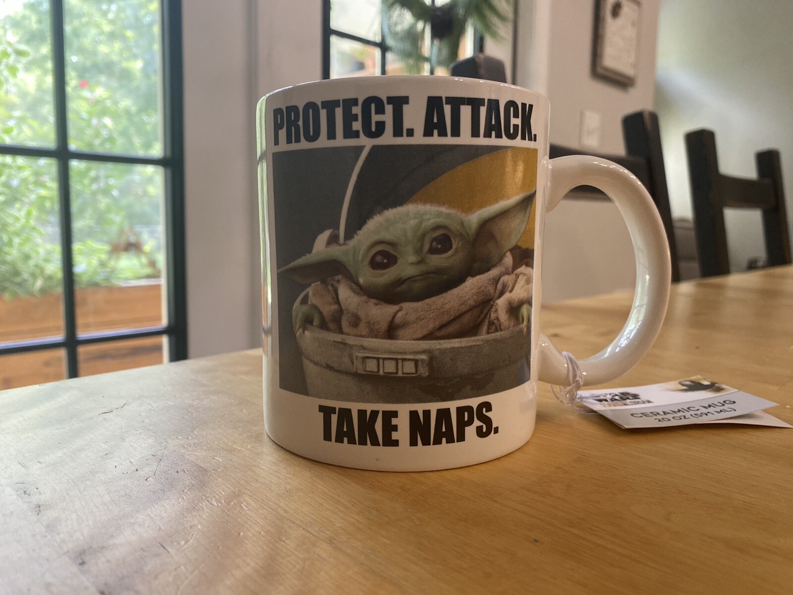 Star Wars The Mandalorian Baby Yoda Groku Protect. Attack. Take Naps ...