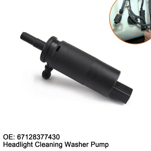 Headlight Cleaning Washer Pump 67128377430 For BMW E46 E90 X5 E60 E65 ...