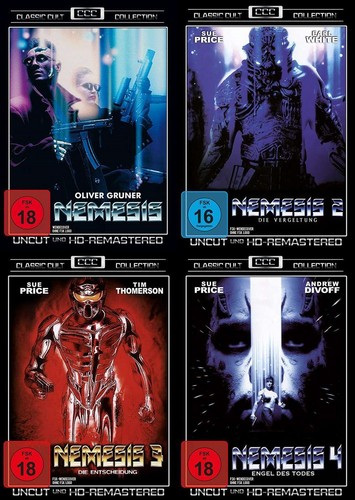 Nemesis - the Complete Saga Part 1 2 3 4 Uncut Remastered 4 DVD ...