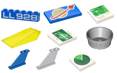 NEW LEGO Parts Space Galaxy Explorer 10497 LL928 Windshield You Pick | eBay