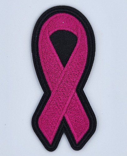 Pink Ribbon (breast cancer aware)Motorcycle Vest Embroidered Patch Iron ...