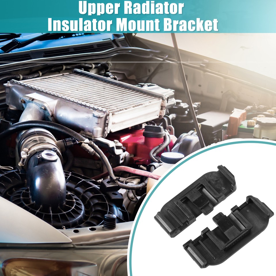Pack (2) Upper Radiator Insulator Mount Bracket for Chevrolet No ...
