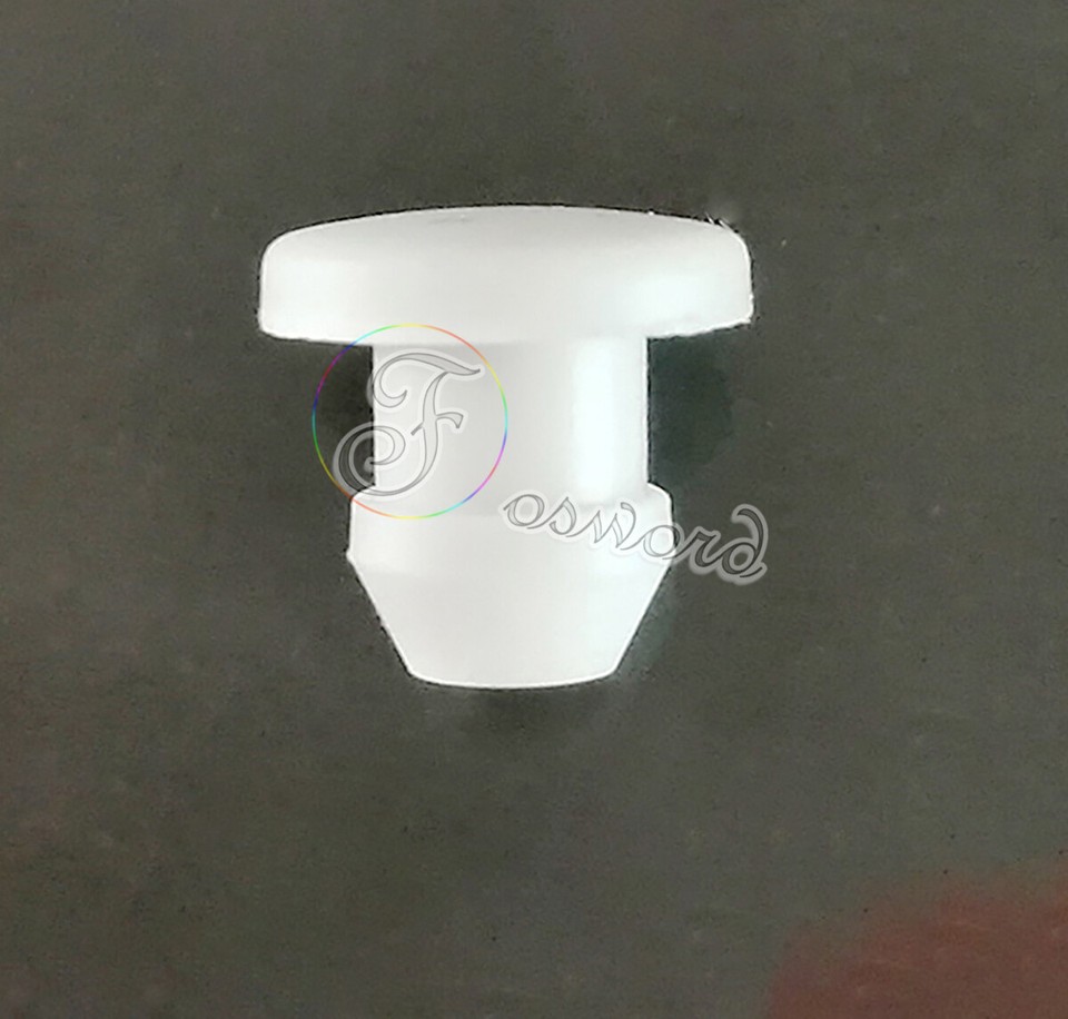 Black Silicone Rubber Hole Plugs Snap-on Locking Blanking End Caps Seal ...
