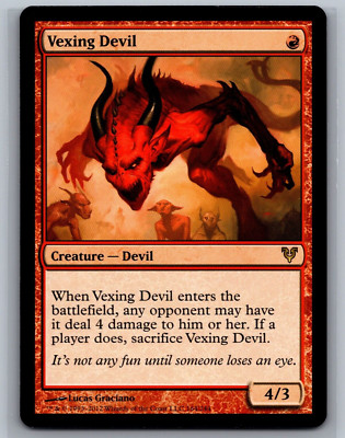 Magic The Gathering Avacyn Restored Vexing Devil #164/244 MTG TCG CCG ...