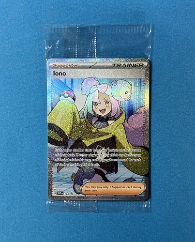 Iono SVP124 Pokemon Premium Tournament Collection Sealed Black Star ...