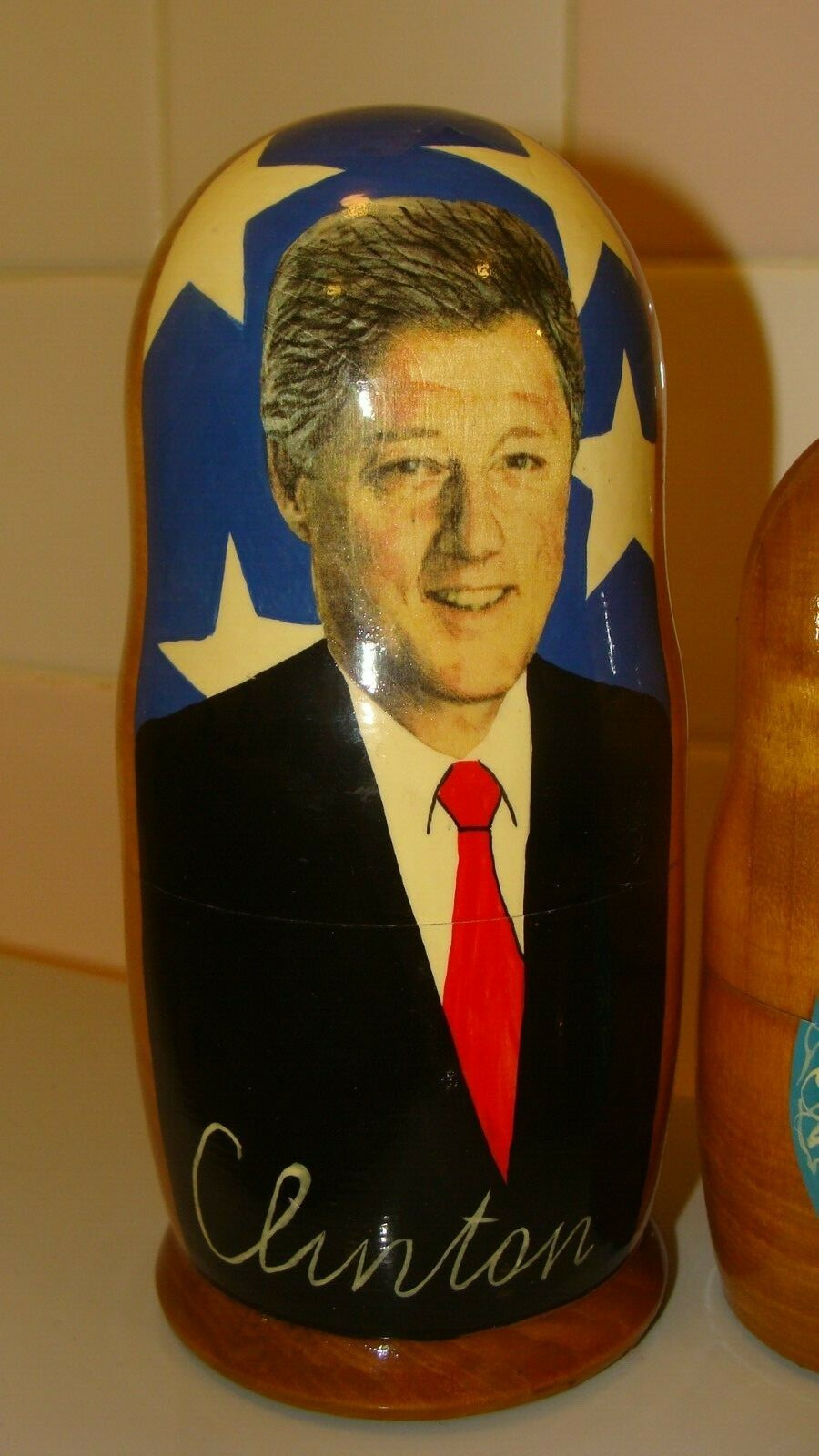Vintage Bill Clinton U.S Presidents 5 Nesting Dolls 6.8" tall | eBay