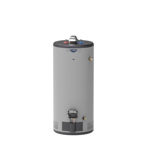 GE GG40S12BXR Gray 40-Gallon Short Natural Gas Water Heater NOB #151216 ...